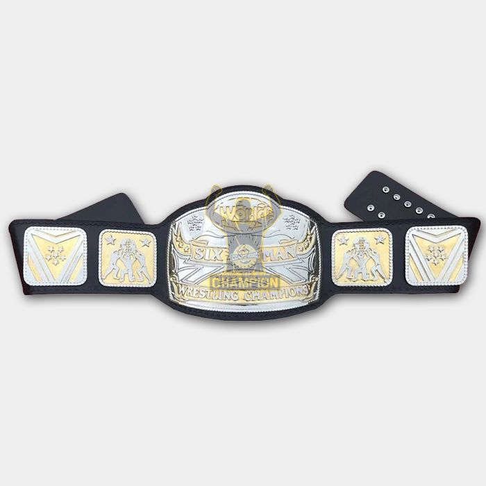 NWA World Six-Man Tag Team Heavyweight Championship Belt
